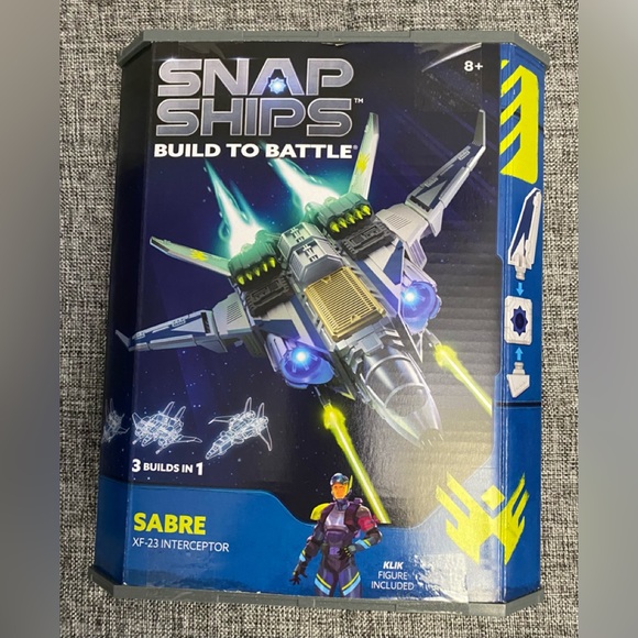 Snap Ship | Toys | Snap Ships Build To Battle Sabre Xf23 Interceptor 3 ...